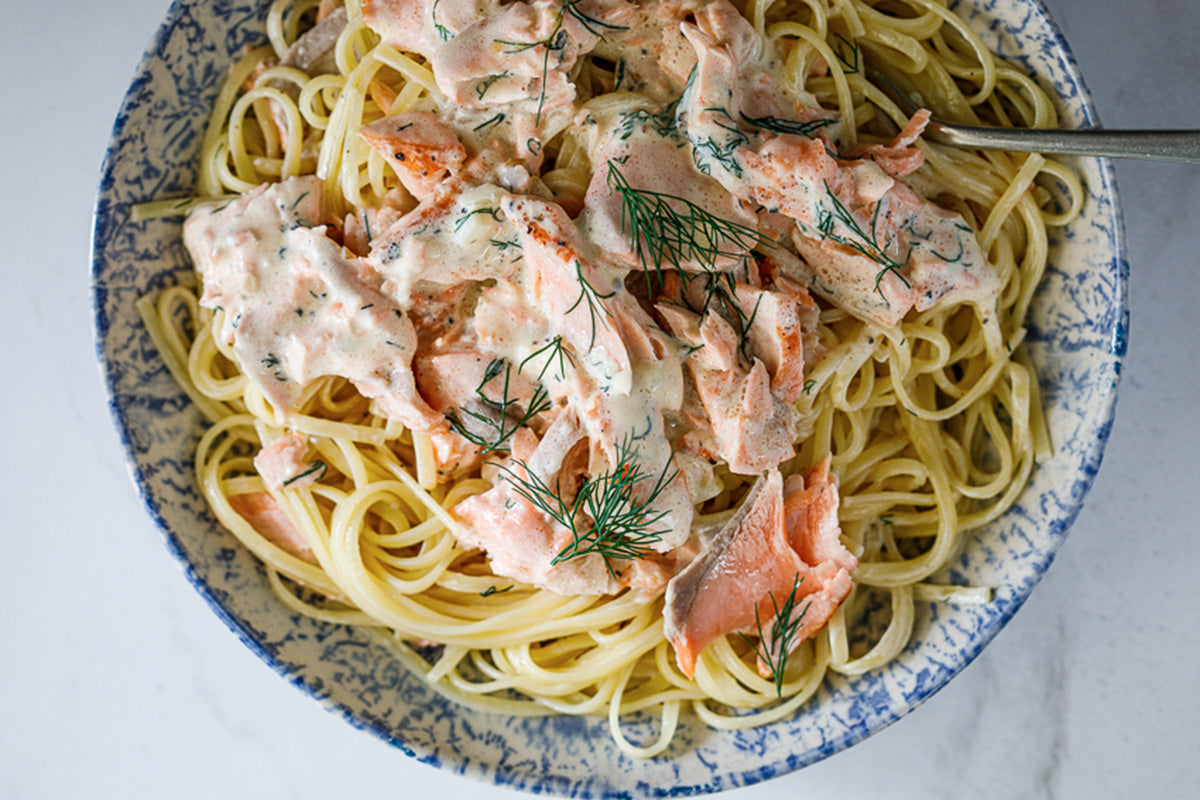 Creamy Salmon Pasta – Seven Barrels