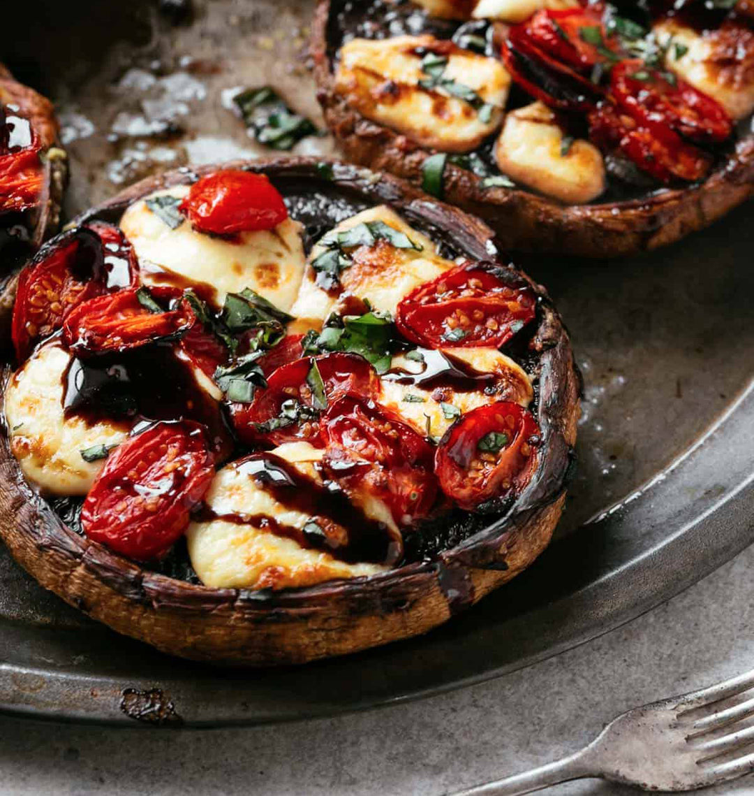 Caprese Stuffed Portobello Mushrooms – Seven Barrels