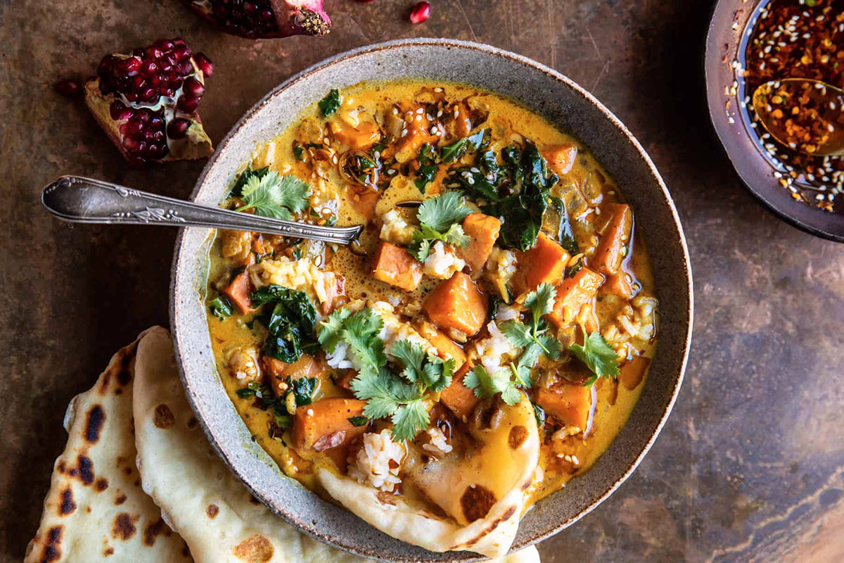 Sweet Potato and Rice Stew with Sriracha Sauce – Seven Barrels