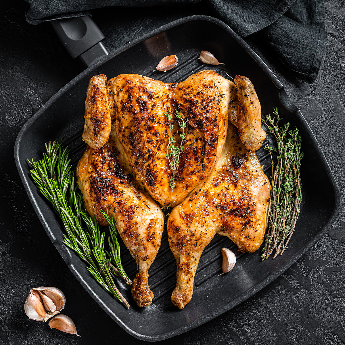 Strawberry, Lemon, and Honey Spatchcocked Roast Chicken – Seven Barrels