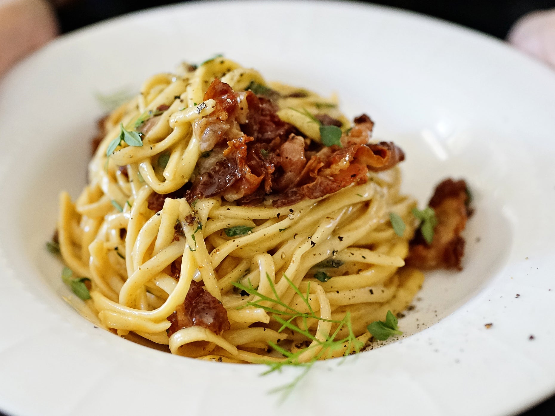 Buckwheat Pasta with Cabbage, Sweet Basil EVOO, and Pomegranate Balsam ...